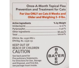 Advantage® II Small Cat, Orange, 5-9 lb, 6ct: sc-361954...