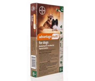 Advantage Multi for Dogs, Red, 20.1-55 pounds, 6 count