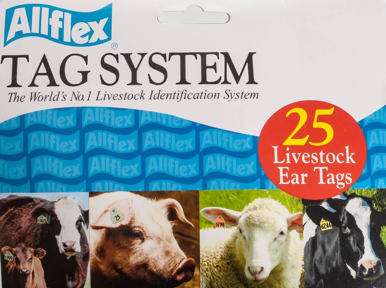 Allflex® Global Ear Tag, Large, Pink | Santa Cruz Animal Health