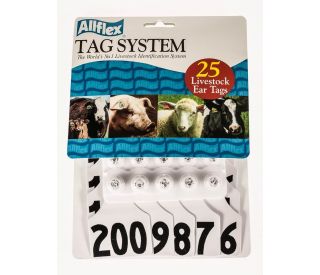 Allflex® Global Ear Tag, Large, White | Santa Cruz Animal Health