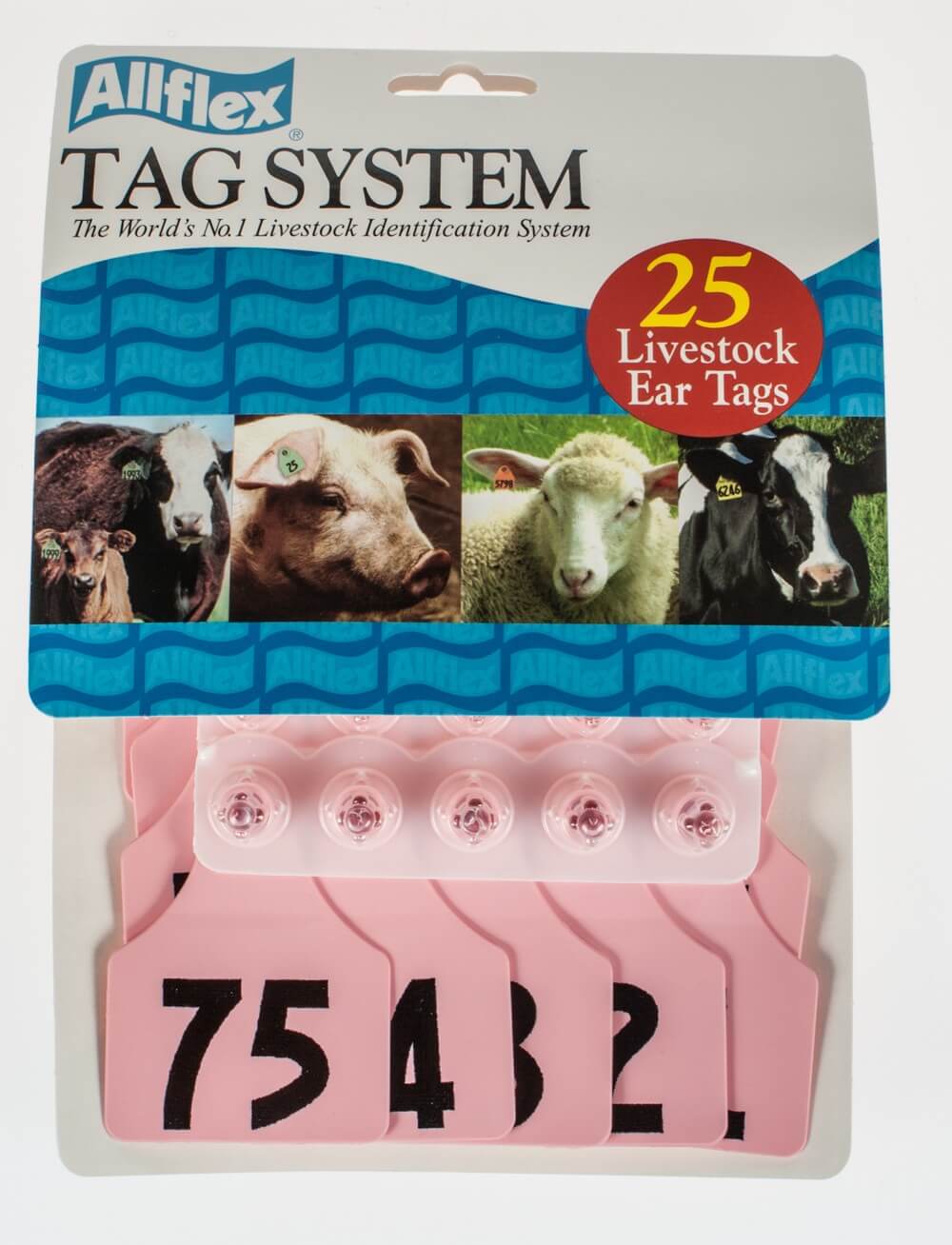 Allflex® Global Ear Tag, Maxi, Pink | Santa Cruz Animal Health