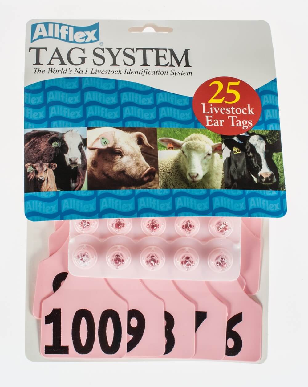 Allflex® Global Ear Tag, Maxi, Pink | Santa Cruz Animal Health