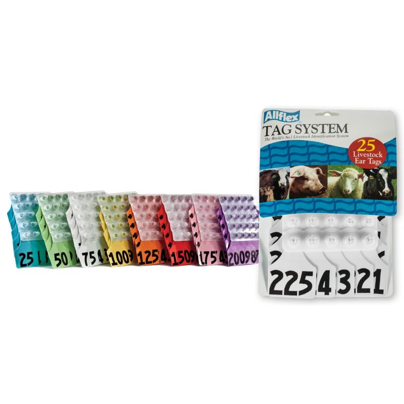 Allflex® Global Ear Tag, Maxi, White | Santa Cruz Animal Health