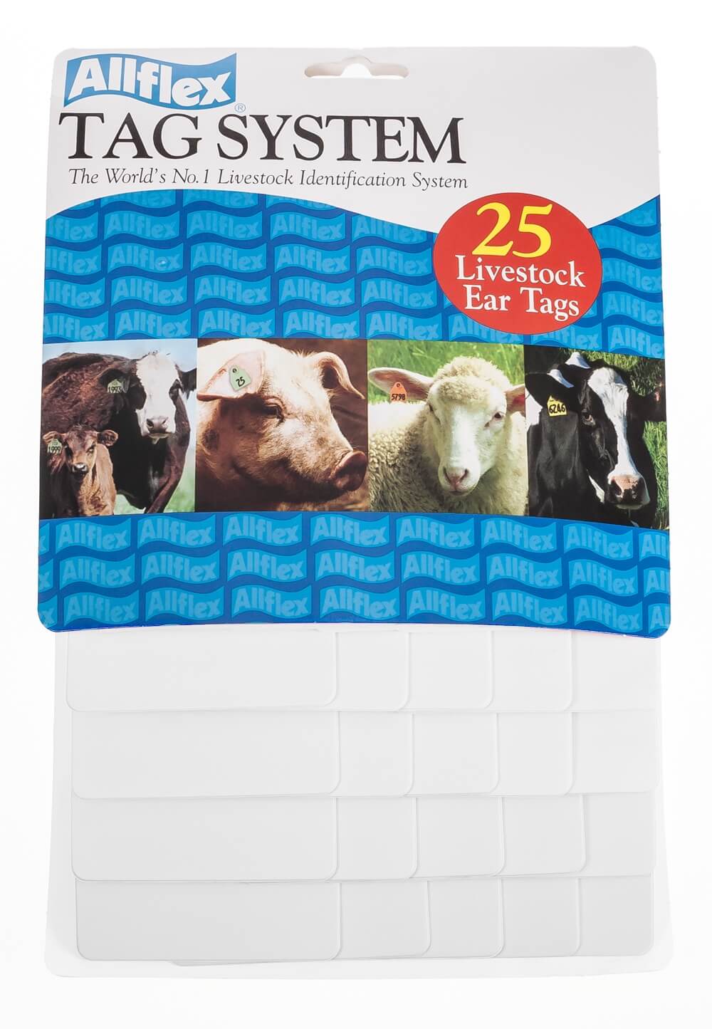 Allflex® Global Ear Tag, Maxi, White | Santa Cruz Animal Health