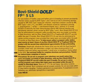 Bovi-Shield GOLD FP 5 L5, 5 doses