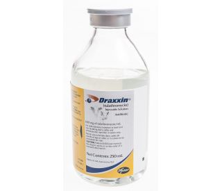 Draxxin Injectable Solution, 100 mg, 250 ml