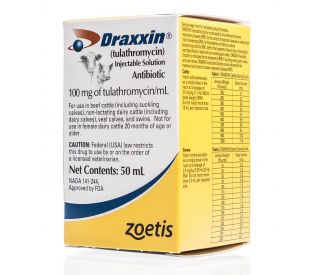Draxxin Injectable Solution, 100 mg, 50 ml
