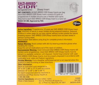 Eazi Breed CIDR For Sheep, 20 count