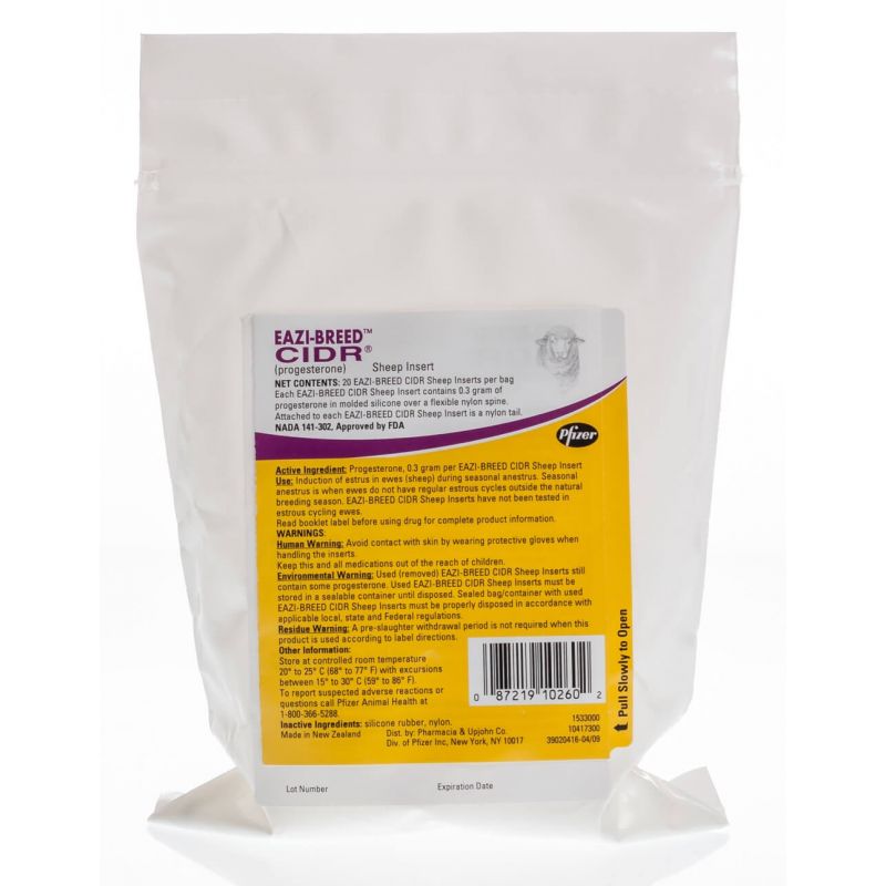 Eazi-Breed™ CIDR® Sheep Insert | Santa Cruz Animal Health