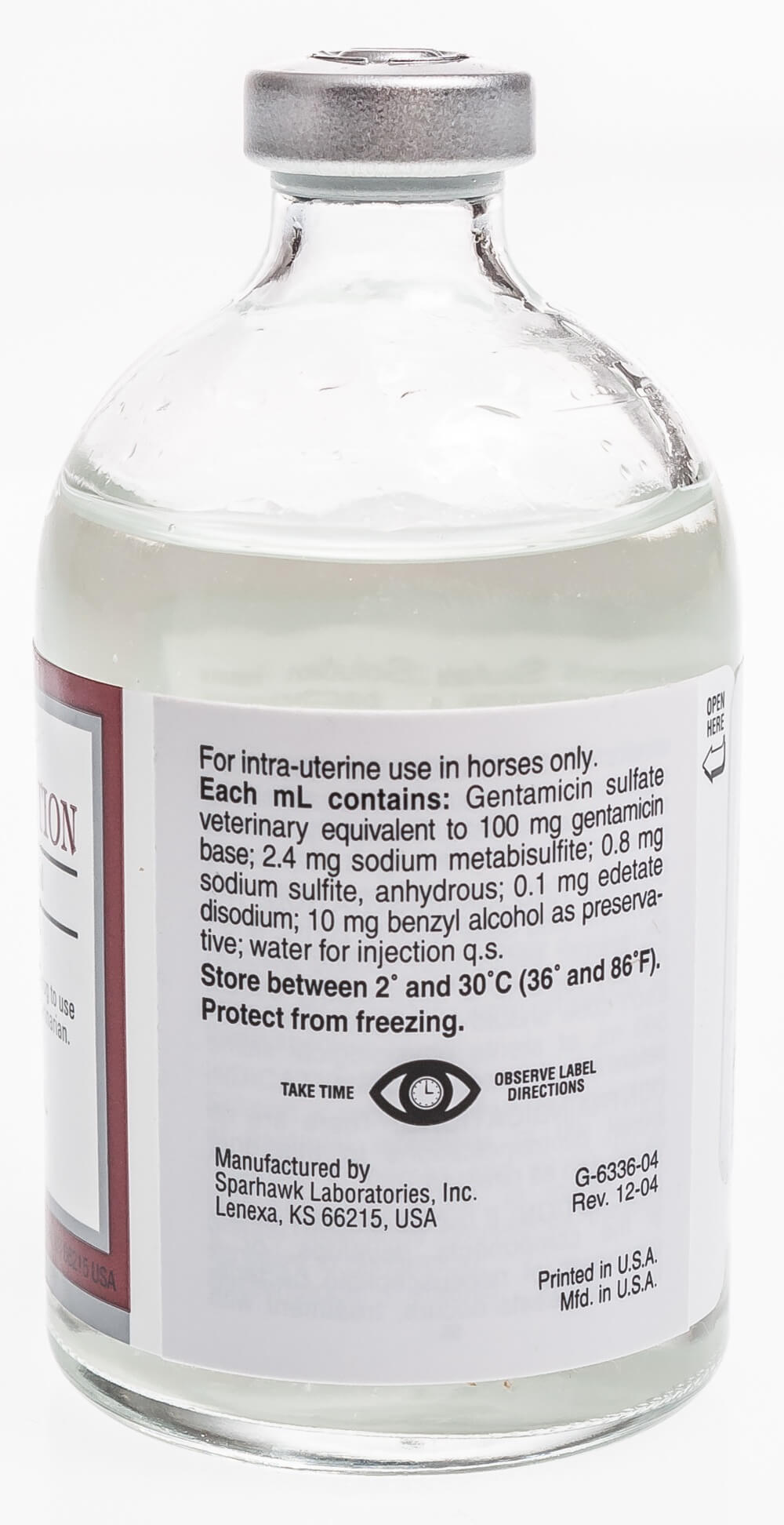 Gentamicin Sulfate Solution | Santa Cruz Animal Health