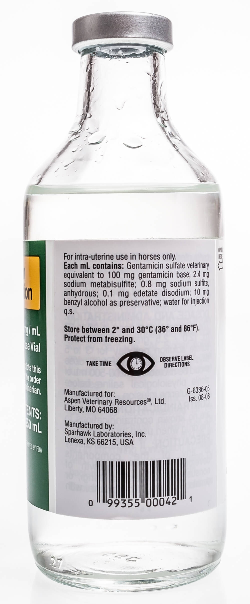 Gentamicin Sulfate Solution | Santa Cruz Animal Health