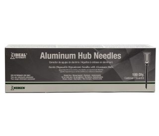 Ideal ® Aluminum Hub Needles, 100/box