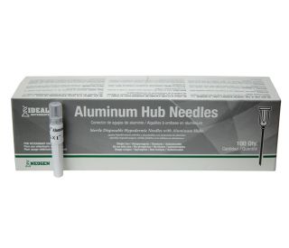 Ideal ® Aluminum Hub Needles, 100/box