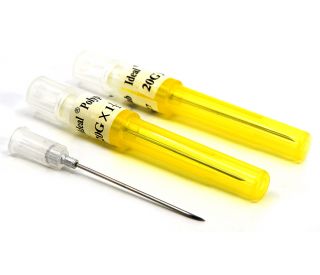 Ideal ® Poly Hub Needles,20G x 1.5
