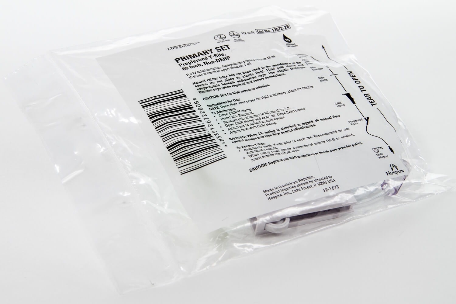 LifeShield Primary I.V. Line, 80" | Santa Cruz Animal Health