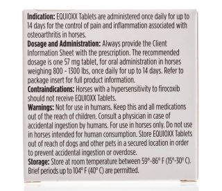 Equioxx ® (Firocoxib) 57 mg Tablets, 60 ct: sc-516182Rx...