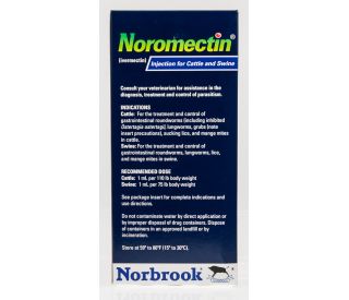 Noromectin Injection for Cattle and Swine, 1000 ml