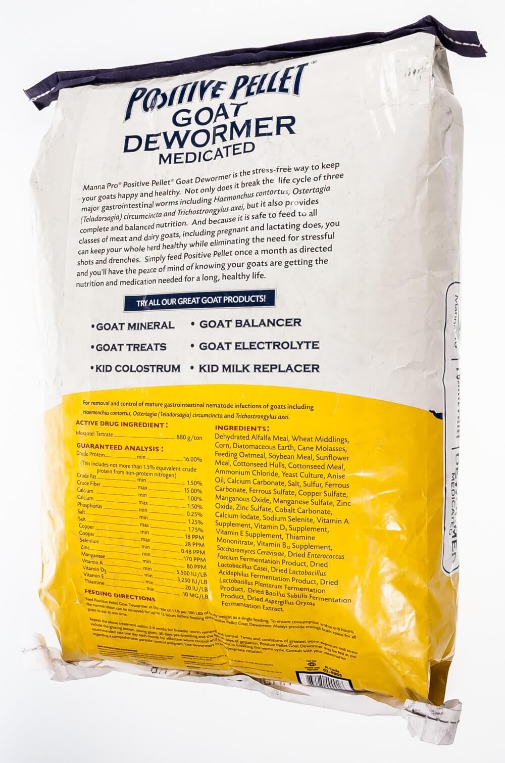 Positive Pellet Goat Dewormer | Santa Cruz Animal Health