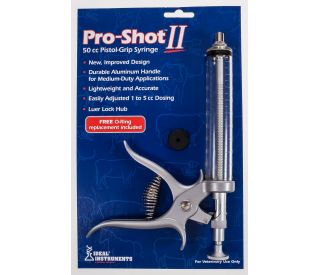 Pro-Shot II Pistol Grip Syringe, 50 ml