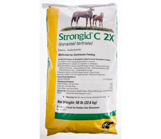 Strongid C 2X, 50 pounds, 400 day supply