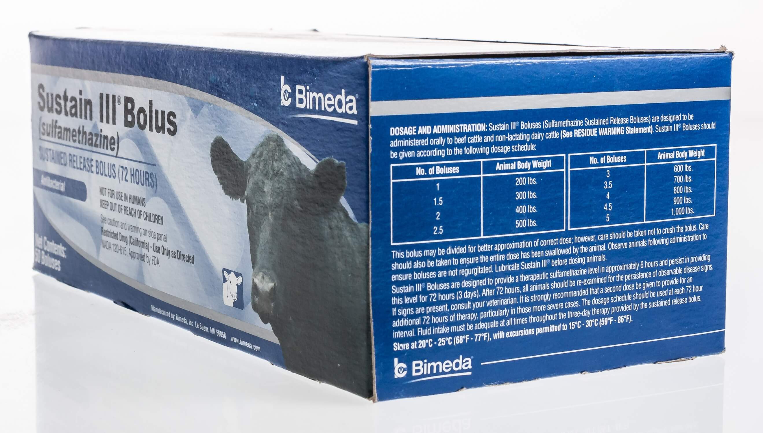 Sustain III® Cattle Bolus | Santa Cruz Animal Health