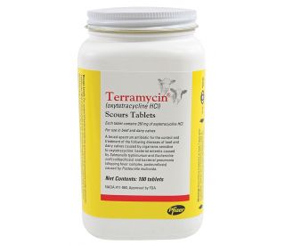 Terramycin ® Scours Tablets, 250 mg, 100 ct