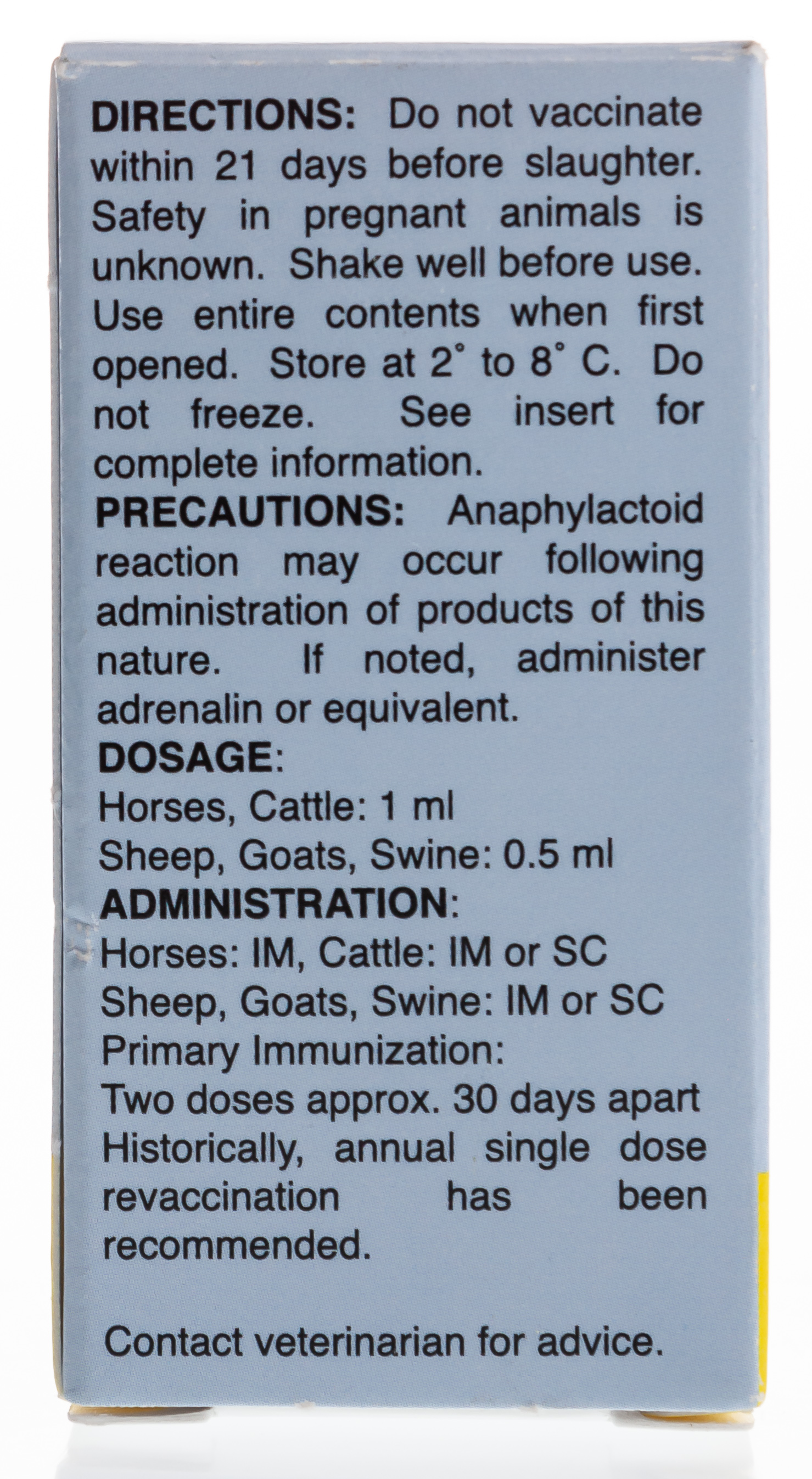 Tetanus Toxoid Concentrate | Santa Cruz Animal Health