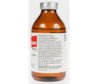 Tylan 200 Injection, 250 ml