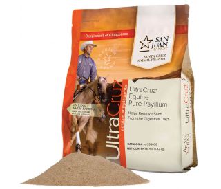 UltraCruz Equine Pure Psyllium, 4 pound bag and powder