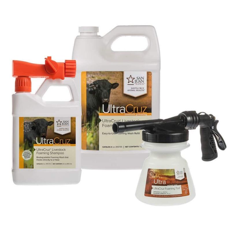 Livestock Foaming Shampoo for Cattle, Goats, Sheep and Pigs – UltraCruz ...