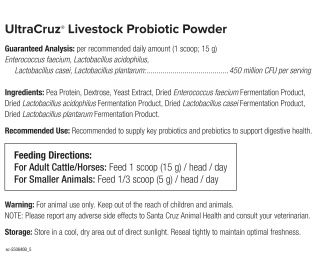 UltraCruz® Livestock Probiotic Supplement for Cattle, Goats, Sheep and ...