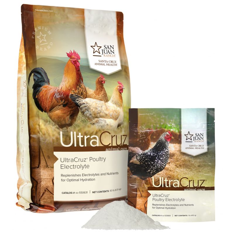 Chicken Electrolytes Supplement for Poultry – UltraCruz® | Santa Cruz ...
