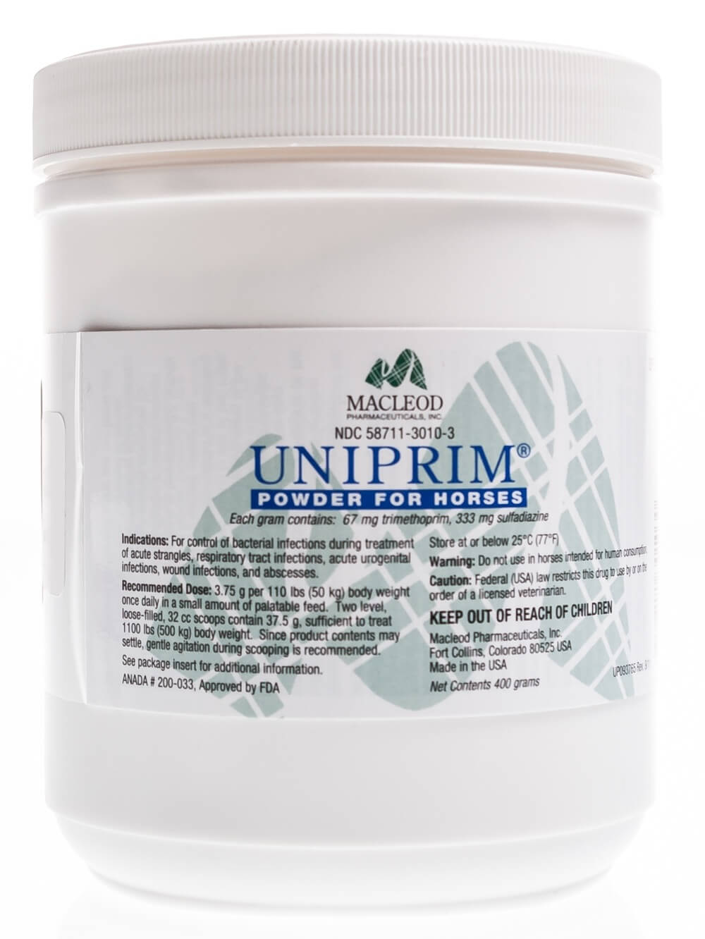 Uniprim® Powder for Horses | Santa Cruz Animal Health