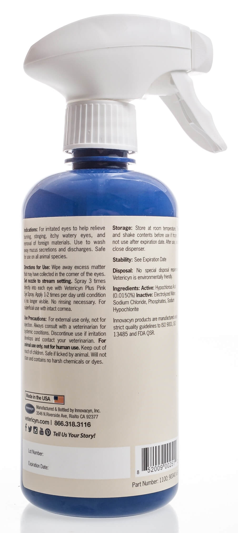 Vetericyn® Pink Eye Spray | Santa Cruz Animal Health