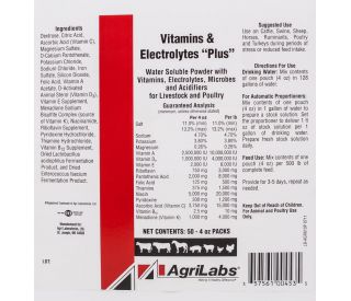 Vitamins & Electrolyte Plus, 4 oz packet, 50/cs: sc-361701