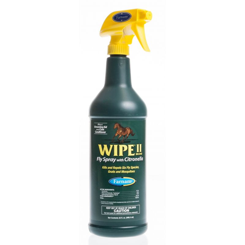 Wipe II Brand Fly Spray w/ Citronella w/ Sprayer | Santa Cruz Animal Health