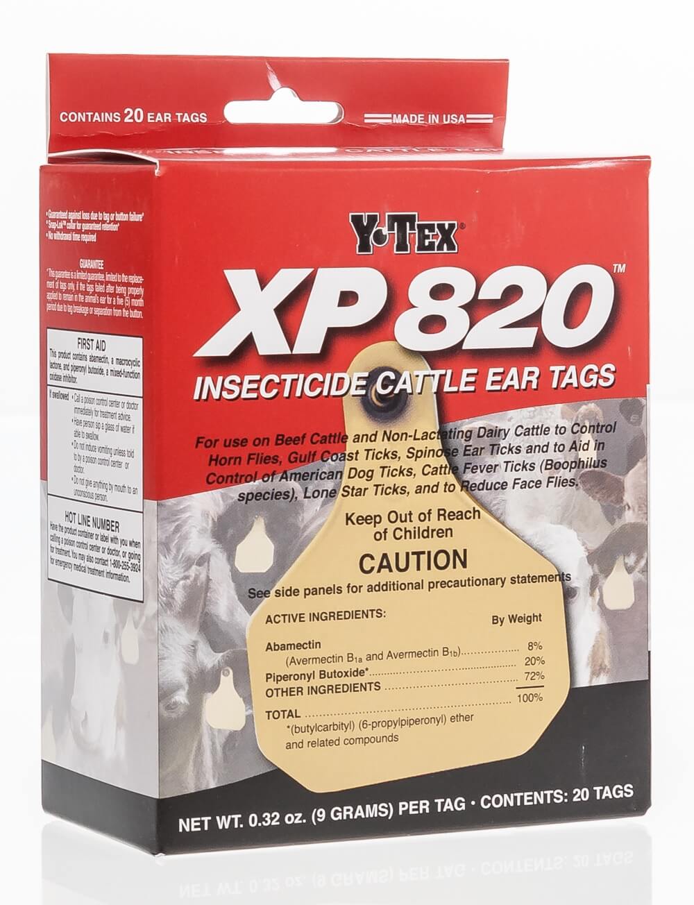 XP-820™ Insecticide Cattle Ear Tag | Santa Cruz Animal Health